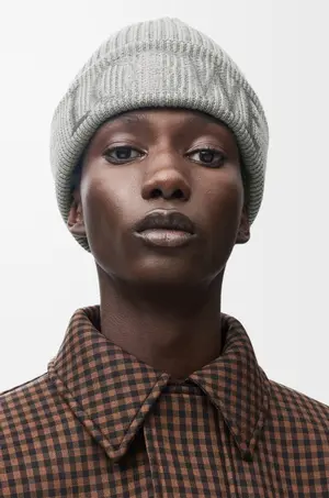 Loewe LOEWE Beanie In Wool Grey