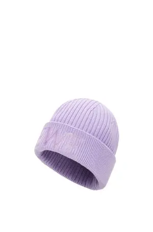 Loewe LOEWE Beanie In Wool Lilac