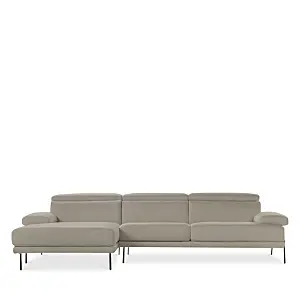 GIUSEPPE NICOLETTI 2 Piece Esposta Sectional Bull 352 Fango