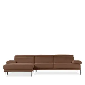 GIUSEPPE NICOLETTI 2 Piece Esposta Sectional - Bull Cognac