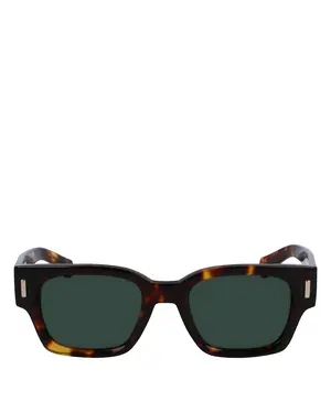FERRAGAMO Rivet Square Sunglasses - Dark Tortoise