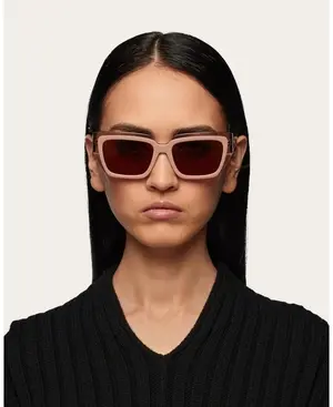 FERRAGAMO Square Sunglasses, 55mm