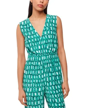 Whistles Linked Smudge Lorna Jumpsuit