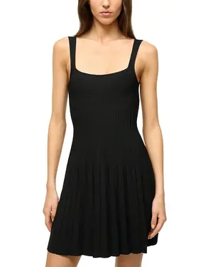 Staud Ellison Mini Dress - Black