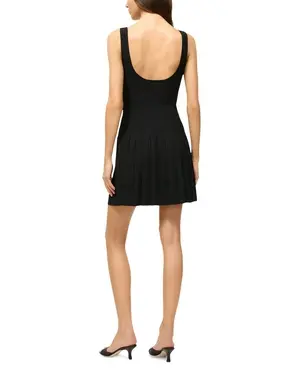 Staud Ellison Mini Dress - Black
