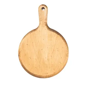 J.K. ADAMS Distressed Round Handled Serving Board - Maple