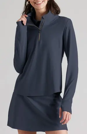 Rhone Zip Up Performance Tops For Women