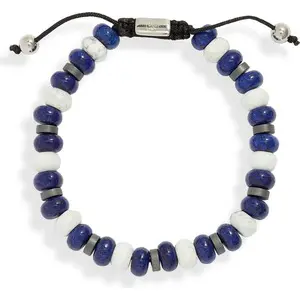 CLIFTON WILSON Stone Beaded Bracelet - Black