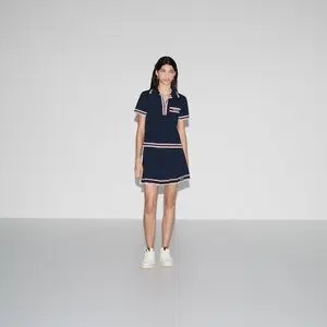 Gucci Polo Top With Striped Trim