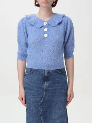 Alessandra Rich Sweater - Gnawed Blue