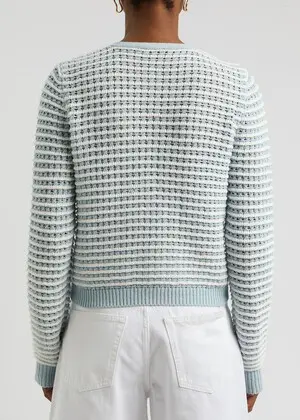 Rag & Bone Marlee Striped Cotton-blend Cardigan