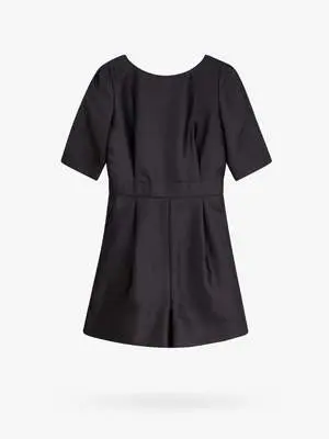 Max Mara Silk And Cotton Jumpsuit - Black