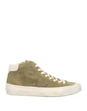Philippe Model Leather High-top Sneakers - Sage Green