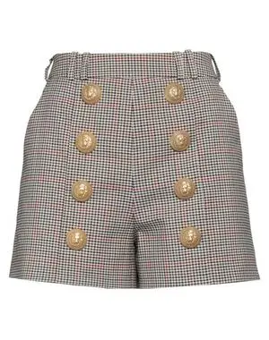 Balmain Zip Up Shorts For Women
