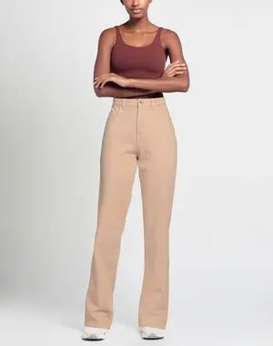 Patrizia Pepe Boot-cut High-waisted Jeans - Beige