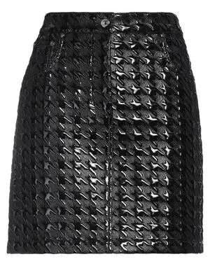 MSGM Mini Skirt With Houndstooth Pattern - Black