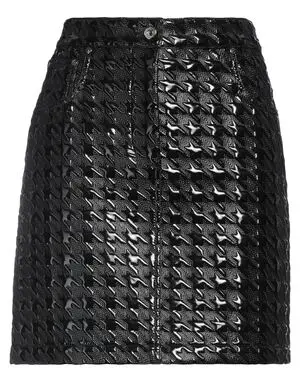 MSGM Mini Skirt With Houndstooth Pattern