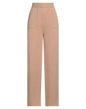 MSGM Wide Leg Knit Pants - Beige