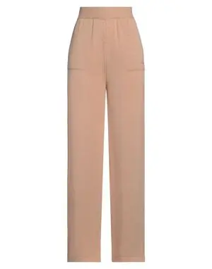 MSGM Wide Leg Knit Pants - Beige