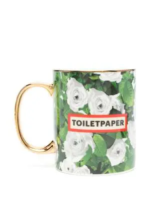 SELETTI Roses Porcelain Mug