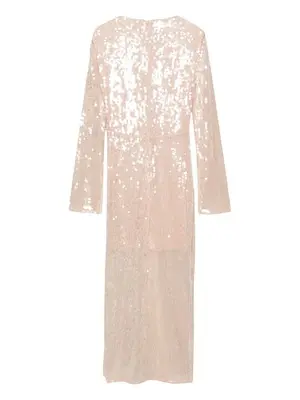 Patrizia Pepe Sequinned V-neck Midi Dress