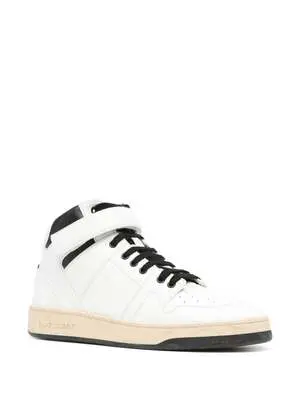 Saint Laurent Lax High-top Sneakers - White