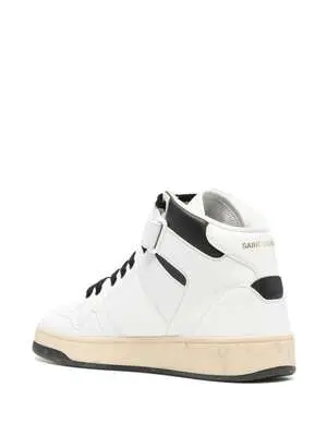 Saint Laurent Lax High-top Sneakers - White