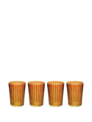 L'Objet Prism Highball Glasses - Orange