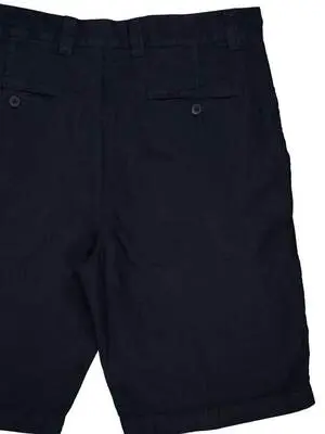 120% Lino Mid-rise Bermuda Shorts
