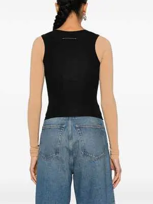 MAISON MARGIELA Numbers-motif Layered Top