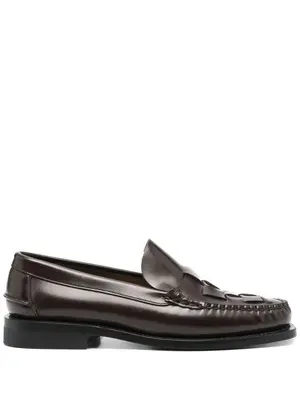 Hereu Nombela Interwoven Leather Loafers
