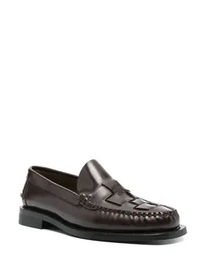 Hereu Nombela Interwoven Leather Loafers