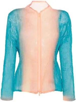 Issey Miyake Plissé Gradient Blouse