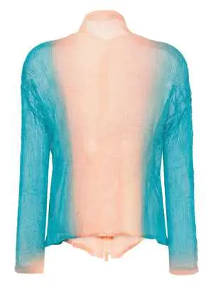 Issey Miyake Plissé Gradient Blouse