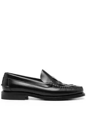 Hereu Nombela Interwoven Leather Loafers