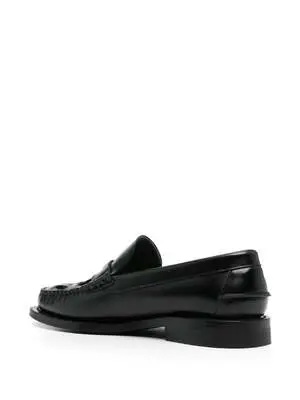 Hereu Nombela Interwoven Leather Loafers