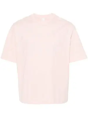Neil Barrett Thunderbolt-print Cotton T-shirt - Pink