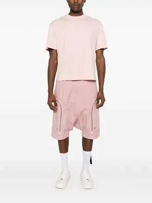 Neil Barrett Thunderbolt-print Cotton T-shirt - Pink