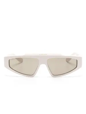 Gucci Biker-style Frame Sunglasses - White