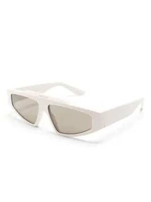 Gucci Geometric-frame Sunglasses - White