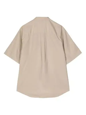 Undercover Embroidered-motif Poplin Shirt
