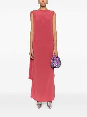 GIANLUCA CAPANNOLO Juliette Silk Dress - Pink