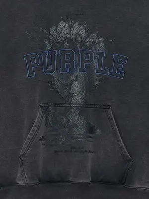 PURPLE BRAND Sky High Cotton Hoodie