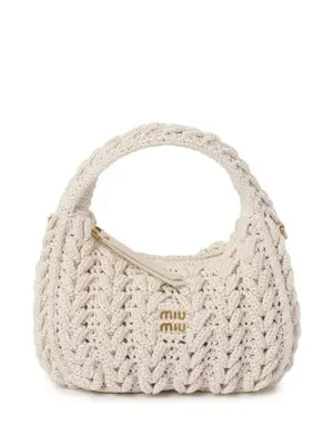 Miu Miu Wander Crochet Tote