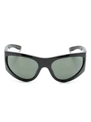 Gucci Logo-plaque Sunglasses - Black