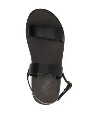 ANCIENT GREEK SANDALS Clio Leather Sandals - Black