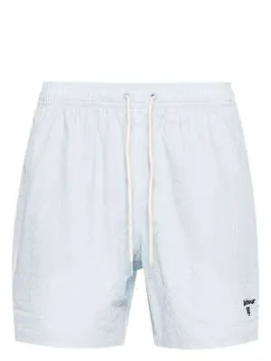 Barbour Somerset Mid-rise Swim Shorts - Blue