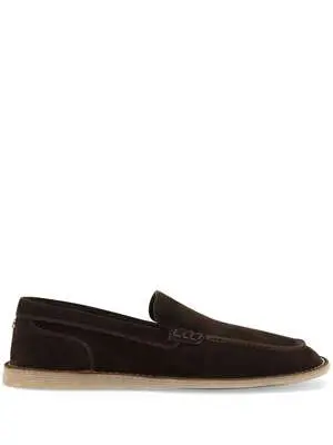 Dolce & Gabbana Suede Loafers - Brown