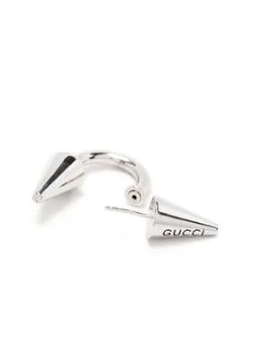 Gucci Engraved-logo Earrings