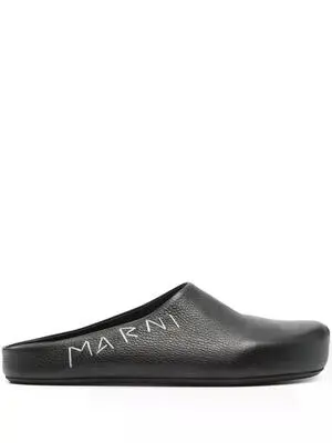 Marni Embroidered Slides Slipper